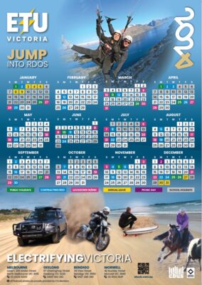RDO Calendar - ETU Victoria